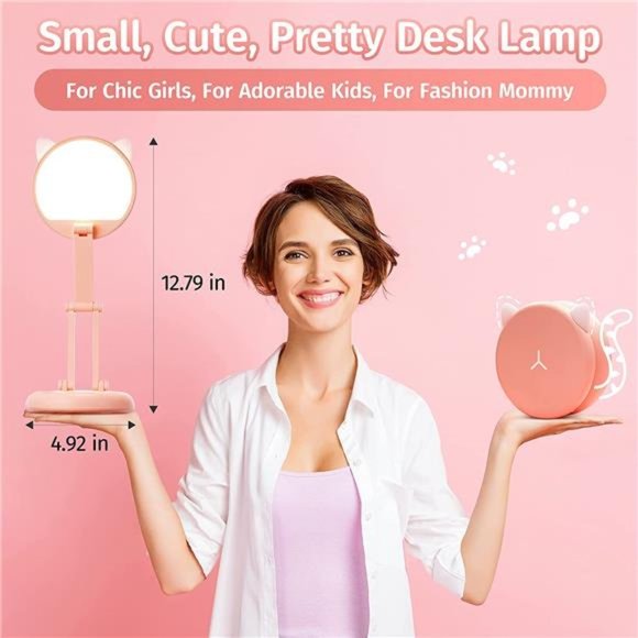 Accents | Cute Desk Lamp Pink Lamp Kawaii Desk Accessories8 Brightness ...